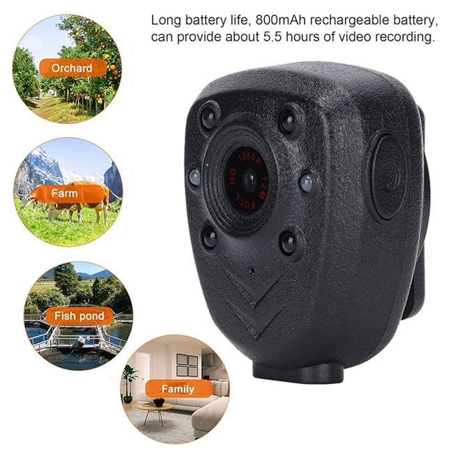 Camera mini siêu nhỏ cài áo V3 32GB Full HD 1080P – Nhật Nam Digital